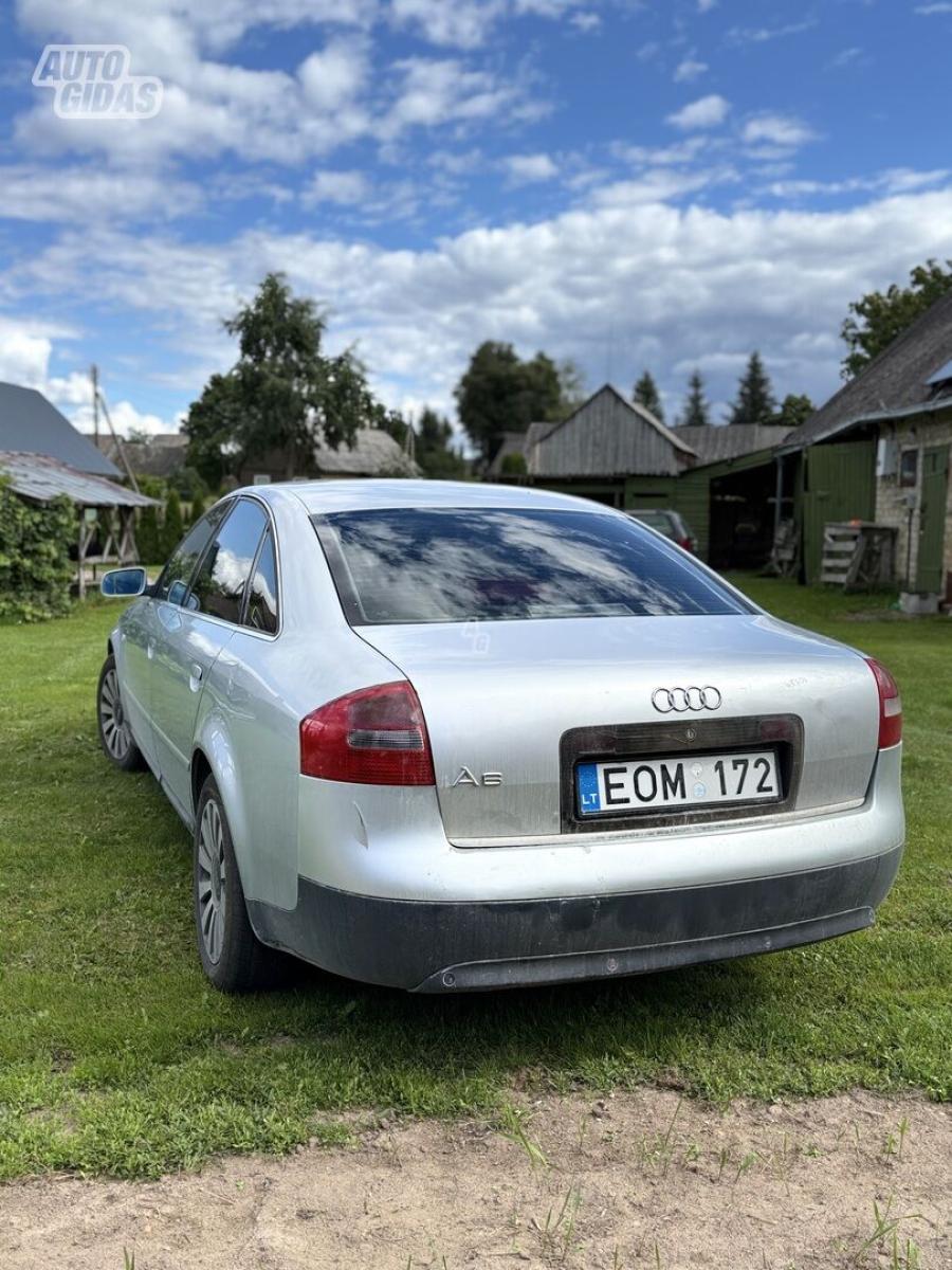 Grey Audi A6 1999 in Raseiniai, with an engine capacity of 1.90 L and mileage of 334 thousand km for 850 €, photo 6 on AUTOMOTO.COM.LV