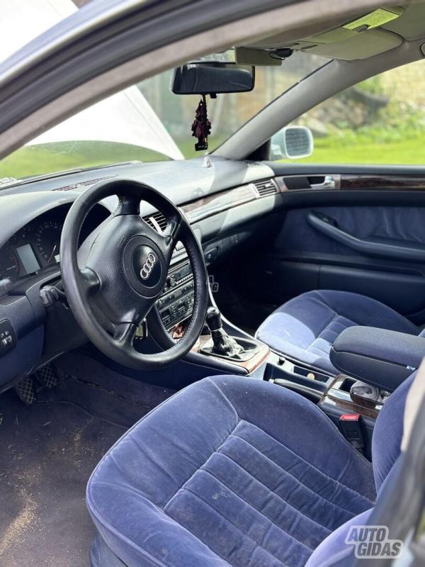 Grey Audi A6 1999 in Raseiniai, with an engine capacity of 1.90 L and mileage of 334 thousand km for 850 €, photo 9 on AUTOMOTO.COM.LV