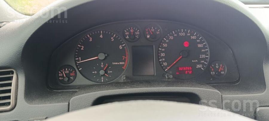 Серый Ауди А6 1999 в Тукумс, объемом двигателя 2.40 л и пробегом 323 тыс. км за 1550 €, фото 9 на AUTOMOTO.COM.LV