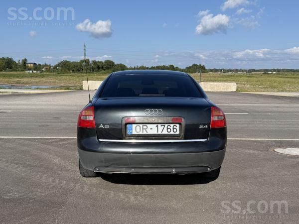 Grey Audi A6 1999 in Liepaja, with an engine capacity of 2.40 L and mileage of 323 thousand km for 1500 €, photo 8 on AUTOMOTO.COM.LV