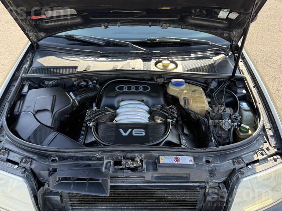 Grey Audi A6 1999 in Liepaja, with an engine capacity of 2.40 L and mileage of 323 thousand km for 1500 €, photo 13 on AUTOMOTO.COM.LV