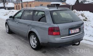 Grey Audi A6 2000 in Daugavpils, with an engine capacity of 1.90 L and mileage of 405 thousand km for 1390 €, photo  on AUTOMOTO.COM.LV
