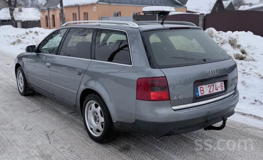 Grey Audi A6 2000 in Daugavpils, with an engine capacity of 1.90 L and mileage of 405 thousand km for 1390 €, photo 1 on AUTOMOTO.COM.LV