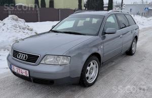 Grey Audi A6 2000 in Daugavpils, with an engine capacity of 1.90 L and mileage of 405 thousand km for 1390 €, photo 3 on AUTOMOTO.COM.LV