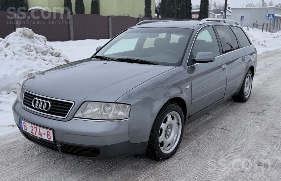 Grey Audi A6 2000 in Daugavpils, with an engine capacity of 1.90 L and mileage of 405 thousand km for 1390 €, photo 3 on AUTOMOTO.COM.LV