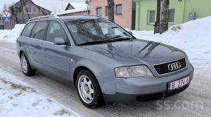 Grey Audi A6 2000 in Daugavpils, with an engine capacity of 1.90 L and mileage of 405 thousand km for 1390 €, photo 4 on AUTOMOTO.COM.LV