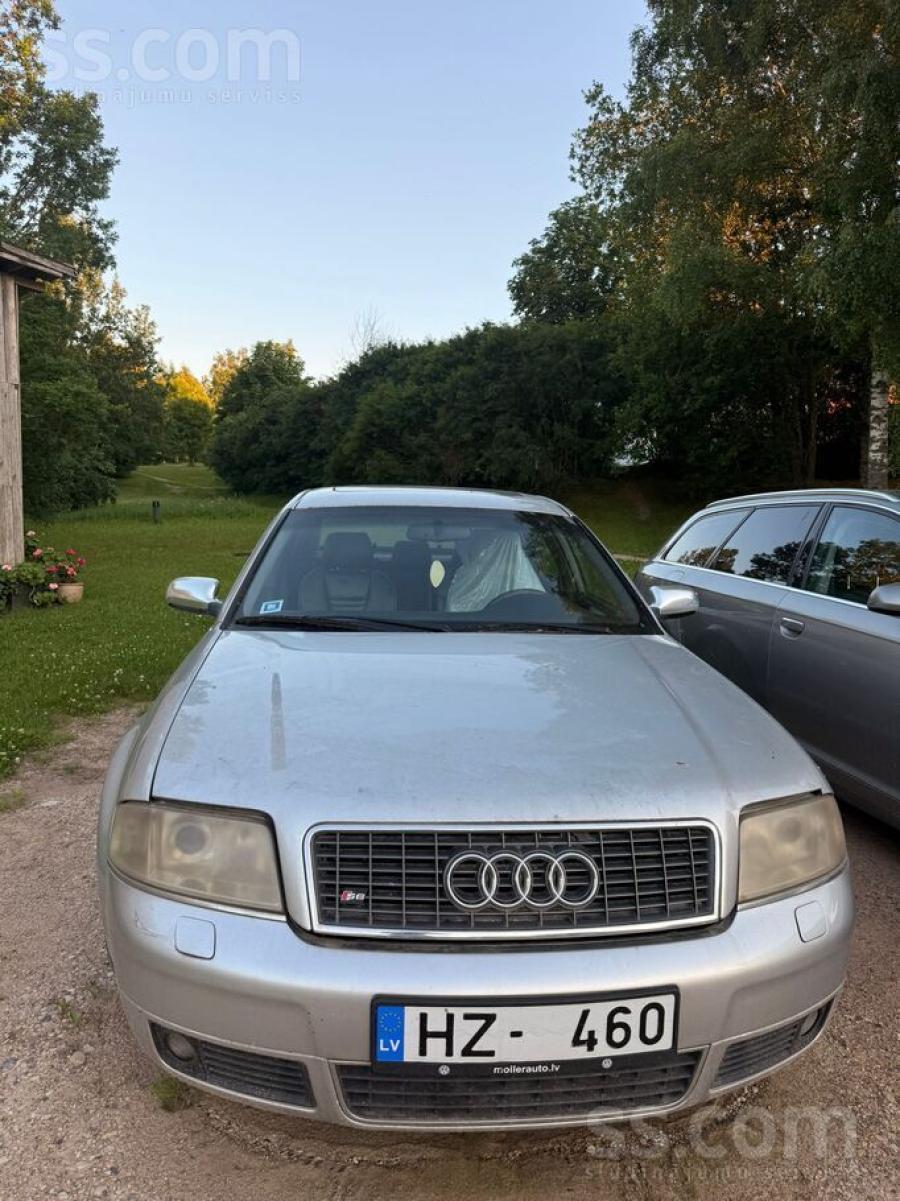 Pelēks Audi A6 2000 Ogre, ar dzinēja tilpumu 4.20 L un nobraukumu 300 tūkst. km par 1500 €, foto 4 vietnē AUTOMOTO.COM.LV