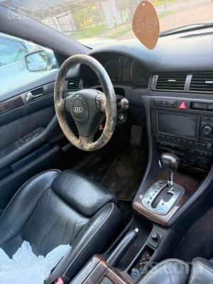 Pelēks Audi A6 2000 Ogre, ar dzinēja tilpumu 4.20 L un nobraukumu 300 tūkst. km par 1500 €, foto 5 vietnē AUTOMOTO.COM.LV
