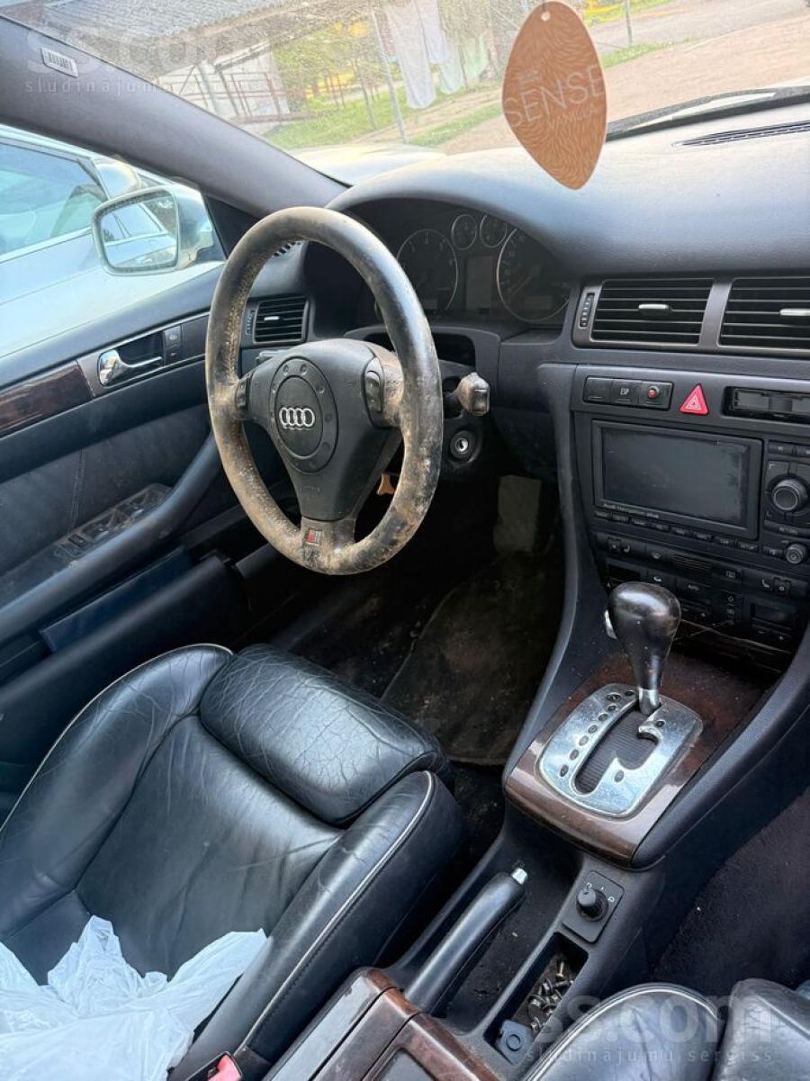 Pelēks Audi A6 2000 Ogre, ar dzinēja tilpumu 4.20 L un nobraukumu 300 tūkst. km par 1500 €, foto 5 vietnē AUTOMOTO.COM.LV