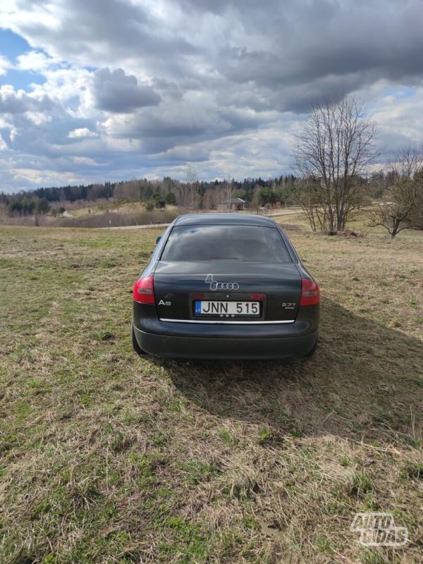 Grey Audi A6 2000 in Vilnius, with an engine capacity of 2.70 L and mileage of 279 thousand km for 2000 €, photo 4 on AUTOMOTO.COM.LV