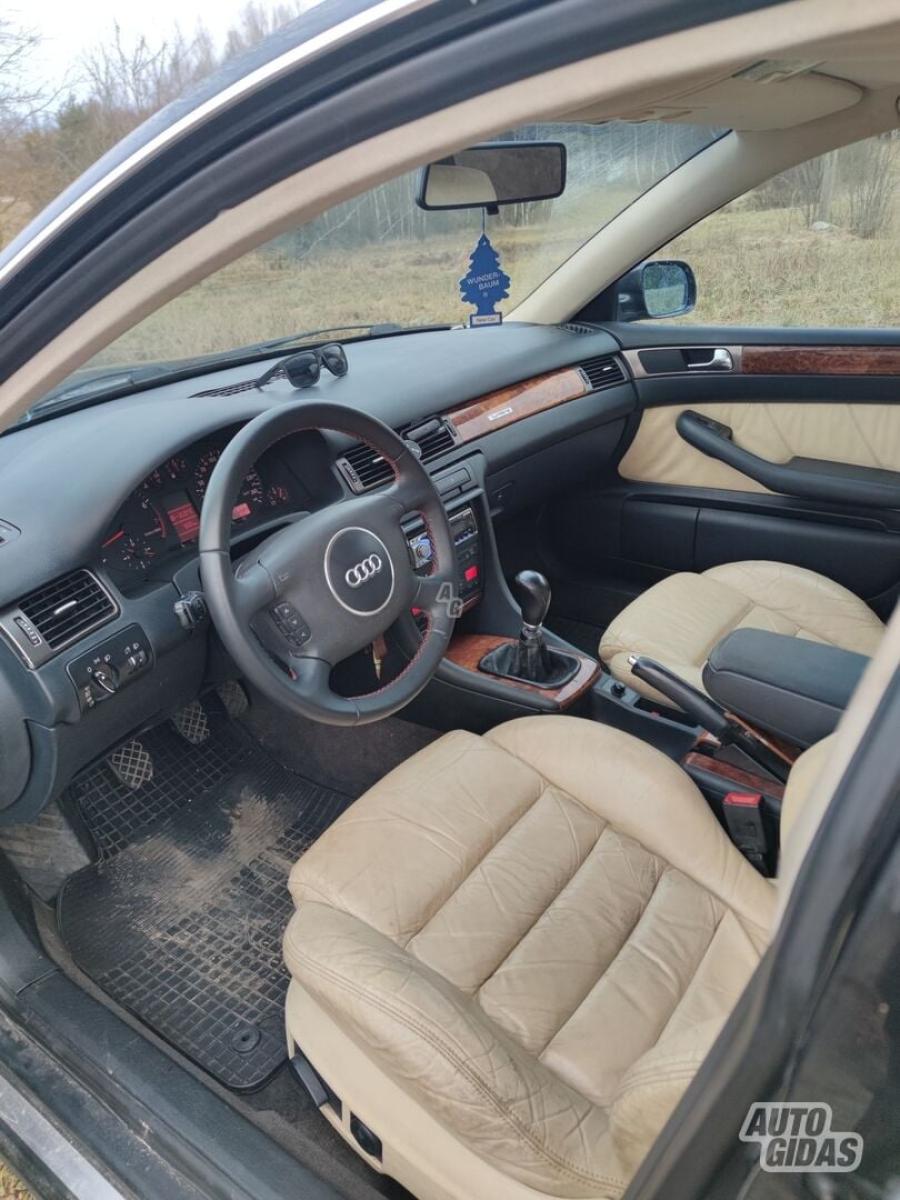 Grey Audi A6 2000 in Vilnius, with an engine capacity of 2.70 L and mileage of 279 thousand km for 2000 €, photo 7 on AUTOMOTO.COM.LV