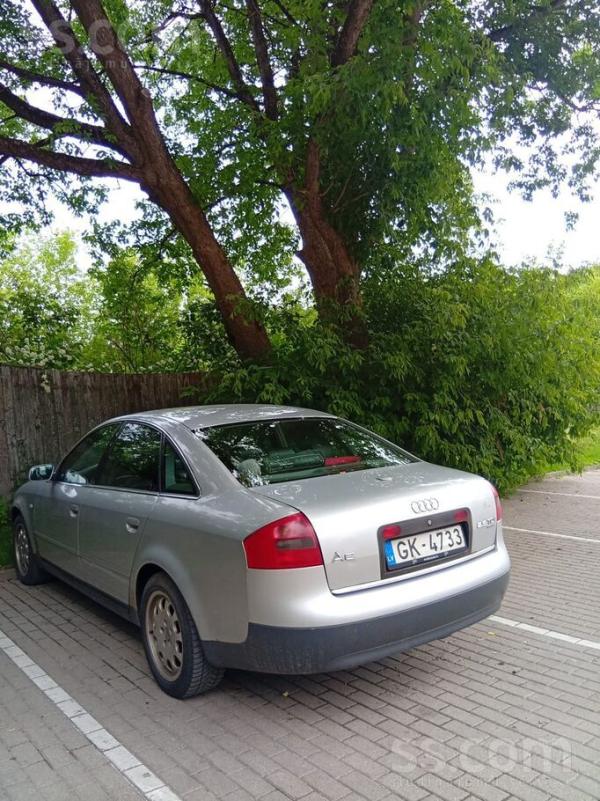 Pelēks Audi A6 2000 Jūrmala, ar dzinēja tilpumu 2.50 L un nobraukumu 350 tūkst. km par 970 €, foto 3 vietnē AUTOMOTO.COM.LV