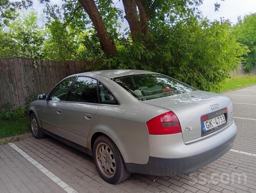 Pelēks Audi A6 2000 Jūrmala, ar dzinēja tilpumu 2.50 L un nobraukumu 350 tūkst. km par 970 €, foto 5 vietnē AUTOMOTO.COM.LV