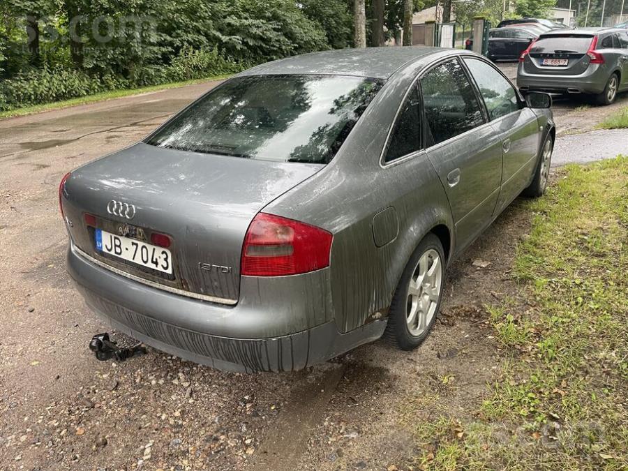 Grey Audi A6 2000 in Jurmala, with an engine capacity of 1.90 L and mileage of 0 thousand km for 530 €, photo 6 on AUTOMOTO.COM.LV