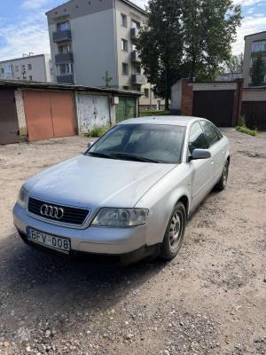 Grey Audi A6 2000 in Kaunas, with an engine capacity of 1.78 L and mileage of 345 thousand km for 599 €, photo  on AUTOMOTO.COM.LV