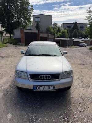 Grey Audi A6 2000 in Kaunas, with an engine capacity of 1.78 L and mileage of 345 thousand km for 599 €, photo 3 on AUTOMOTO.COM.LV