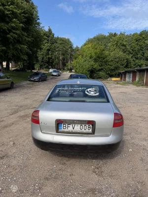 Grey Audi A6 2000 in Kaunas, with an engine capacity of 1.78 L and mileage of 345 thousand km for 599 €, photo 5 on AUTOMOTO.COM.LV