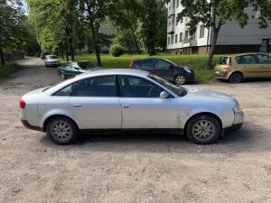 Grey Audi A6 2000 in Kaunas, with an engine capacity of 1.78 L and mileage of 345 thousand km for 599 €, photo 8 on AUTOMOTO.COM.LV