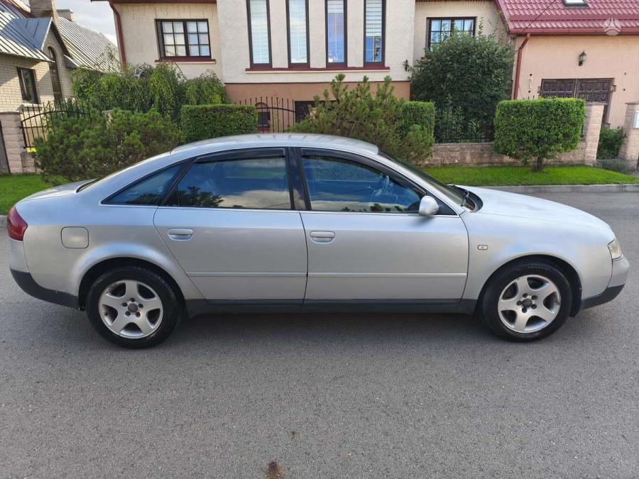 Pelēks Audi A6 2000 Mažeikiai, ar dzinēja tilpumu 2.50 L un nobraukumu 350 tūkst. km par 550 €, foto 6 vietnē AUTOMOTO.COM.LV