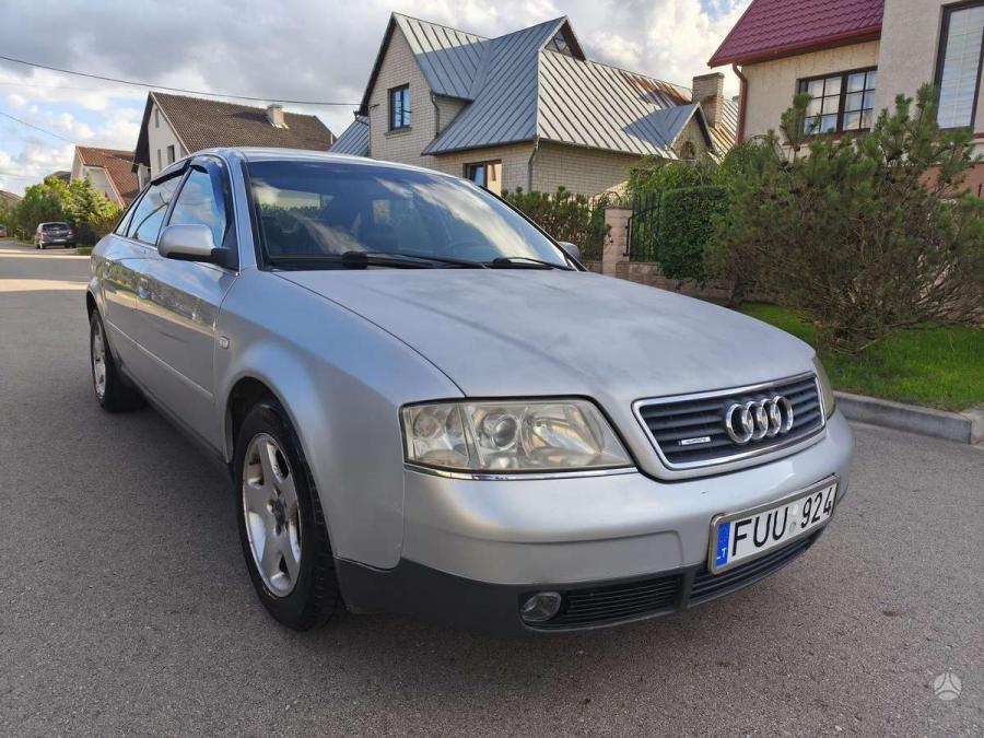 Pelēks Audi A6 2000 Mažeikiai, ar dzinēja tilpumu 2.50 L un nobraukumu 350 tūkst. km par 550 €, foto 7 vietnē AUTOMOTO.COM.LV