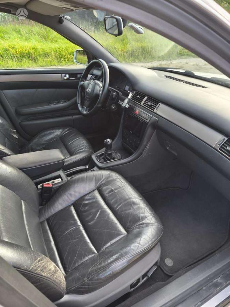 Pelēks Audi A6 2000 Mažeikiai, ar dzinēja tilpumu 2.50 L un nobraukumu 350 tūkst. km par 550 €, foto 11 vietnē AUTOMOTO.COM.LV