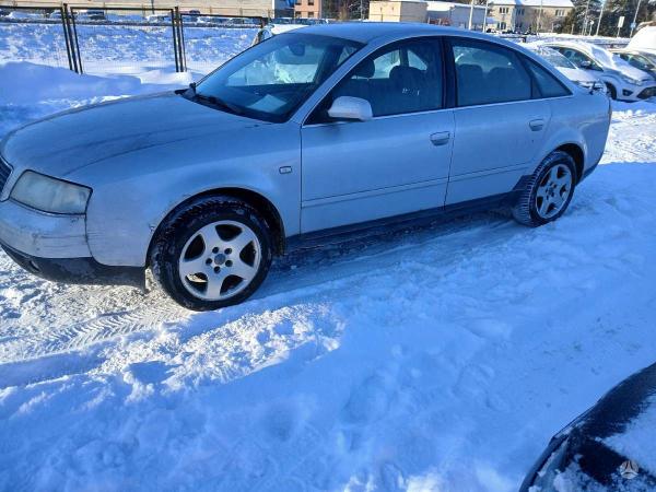 Pelēks Audi A6 2001 Utena, ar dzinēja tilpumu 1.90 L un nobraukumu 280 tūkst. km par 2100 €, foto 1 vietnē AUTOMOTO.COM.LV