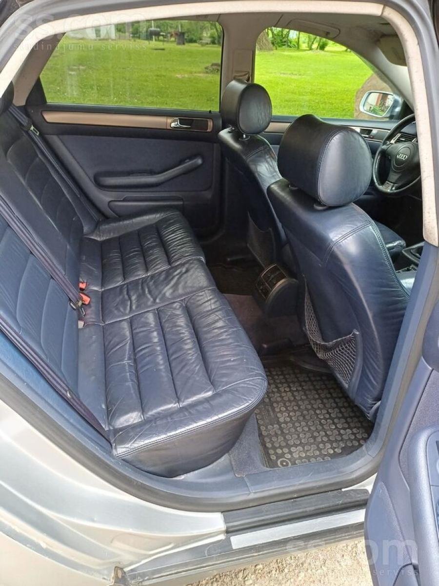 Grey Audi A6 2001 in Saldus, with an engine capacity of 1.90 L and mileage of 282 thousand km for 1800 €, photo 6 on AUTOMOTO.COM.LV