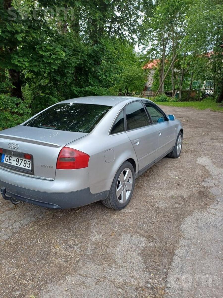 Grey Audi A6 2001 in Saldus, with an engine capacity of 1.90 L and mileage of 282 thousand km for 1800 €, photo 12 on AUTOMOTO.COM.LV