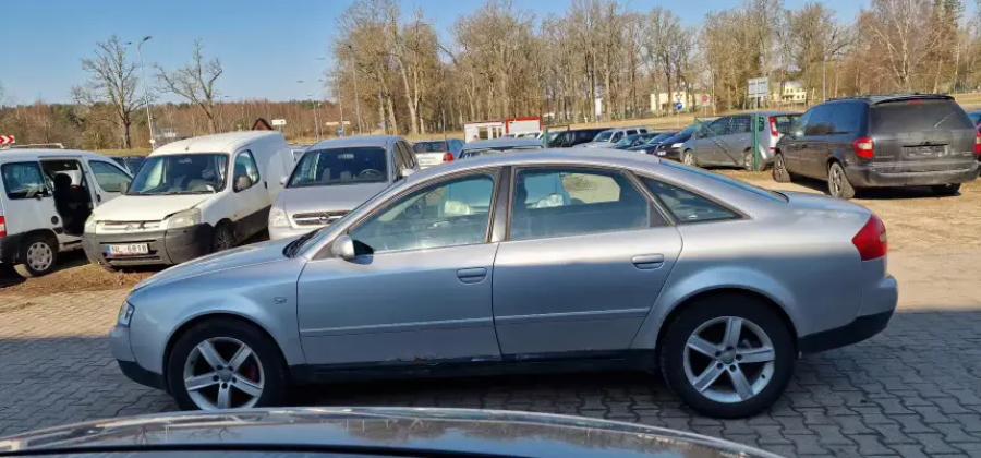 Grey Audi A6 2001 in Valmiera, with an engine capacity of 1.80 L and mileage of 280 thousand km for 1100 €, photo 6 on AUTOMOTO.COM.LV