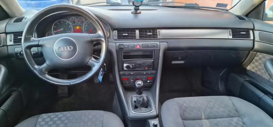 Grey Audi A6 2001 in Valmiera, with an engine capacity of 1.80 L and mileage of 280 thousand km for 1100 €, photo 8 on AUTOMOTO.COM.LV