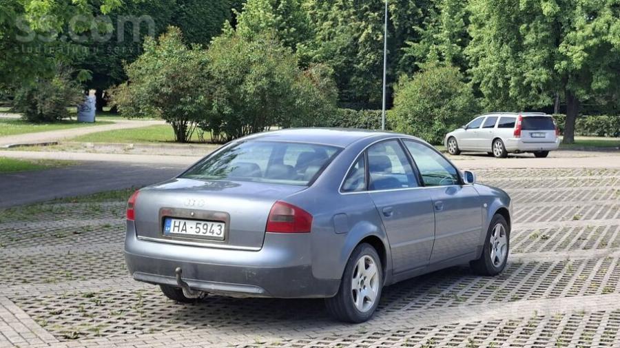 Серый Ауди А6 2001 в Вентспилс, объемом двигателя 1.90 л и пробегом 382 тыс. км за 1000 €, фото 3 на AUTOMOTO.COM.LV
