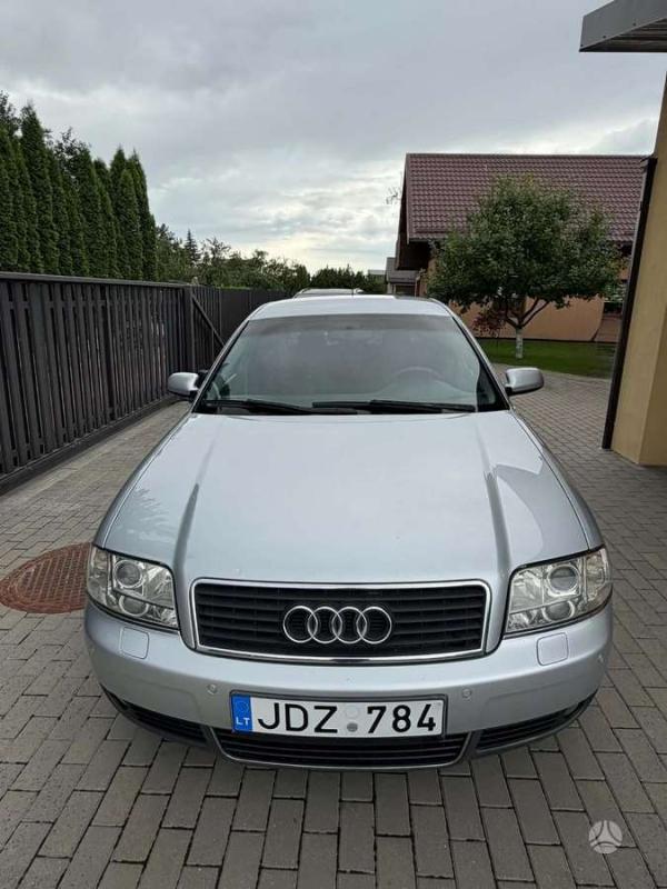 Grey Audi A6 2001 in Marijampole, with an engine capacity of 2.50 L and mileage of 286 thousand km for 1300 €, photo 1 on AUTOMOTO.COM.LV