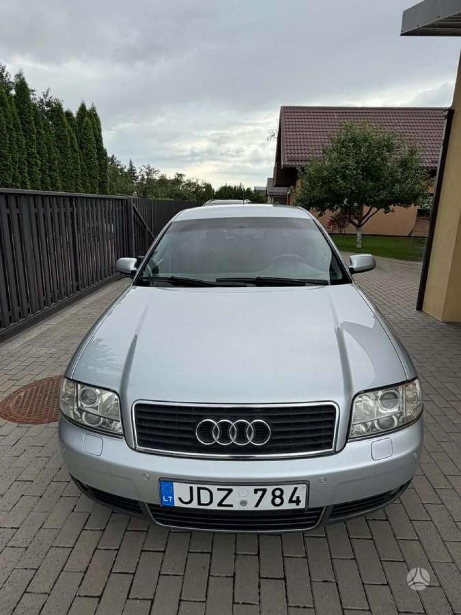 Pelēks Audi A6 2001 Marijampole, ar dzinēja tilpumu 2.50 L un nobraukumu 286 tūkst. km par 1300 €, foto 1 vietnē AUTOMOTO.COM.LV