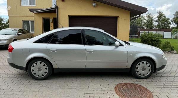 Grey Audi A6 2001 in Marijampole, with an engine capacity of 2.50 L and mileage of 286 thousand km for 1300 €, photo 3 on AUTOMOTO.COM.LV