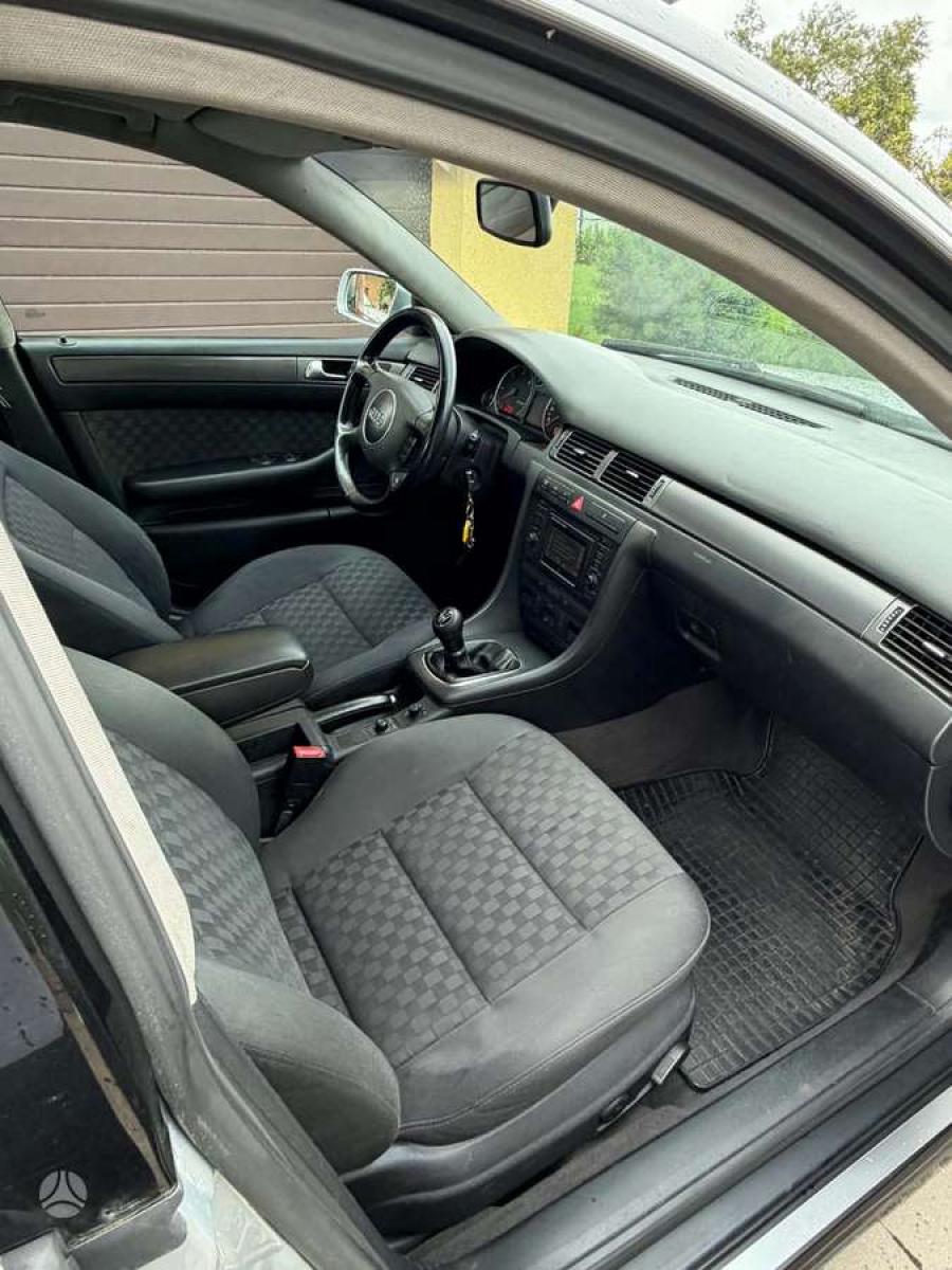 Pelēks Audi A6 2001 Marijampole, ar dzinēja tilpumu 2.50 L un nobraukumu 286 tūkst. km par 1300 €, foto 11 vietnē AUTOMOTO.COM.LV
