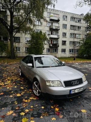 Pelēks Audi A6 2001 Rīga, ar dzinēja tilpumu 2.40 L un nobraukumu 273 tūkst. km par 1700 €, foto  vietnē AUTOMOTO.COM.LV
