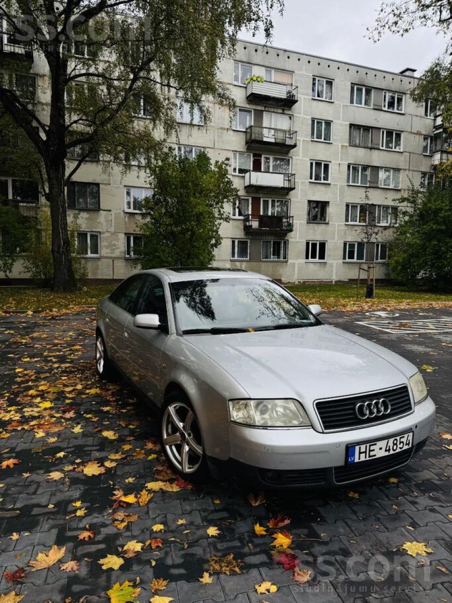 Pelēks Audi A6 2001 Rīga, ar dzinēja tilpumu 2.40 L un nobraukumu 273 tūkst. km par 1700 €, foto 1 vietnē AUTOMOTO.COM.LV