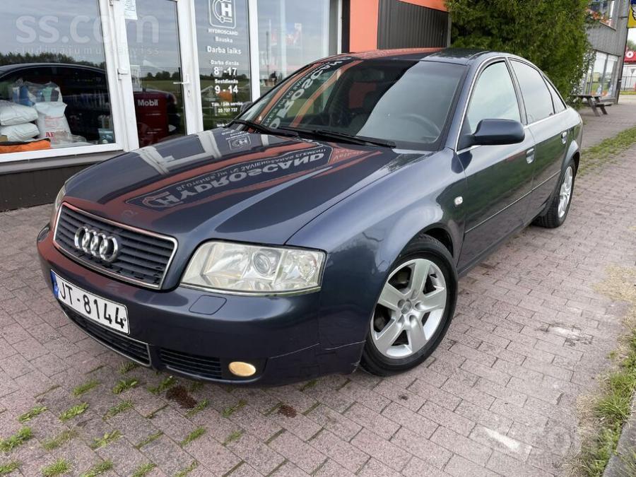 Grey Audi A6 2002 in Bauska, with an engine capacity of 1.80 L and mileage of 0 thousand km for 1680 €, photo 1 on AUTOMOTO.COM.LV