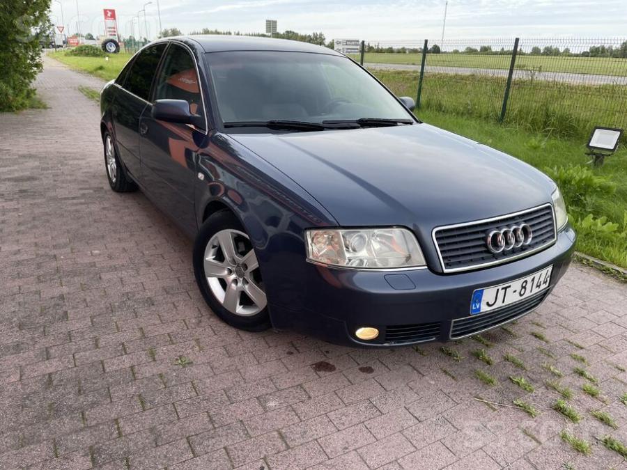 Grey Audi A6 2002 in Bauska, with an engine capacity of 1.80 L and mileage of 0 thousand km for 1680 €, photo 2 on AUTOMOTO.COM.LV