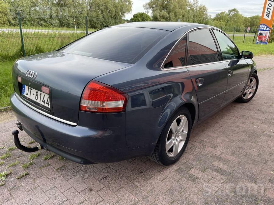 Grey Audi A6 2002 in Bauska, with an engine capacity of 1.80 L and mileage of 0 thousand km for 1680 €, photo 4 on AUTOMOTO.COM.LV