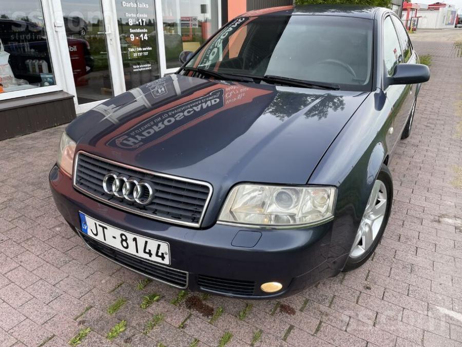Grey Audi A6 2002 in Bauska, with an engine capacity of 1.80 L and mileage of 0 thousand km for 1680 €, photo 5 on AUTOMOTO.COM.LV