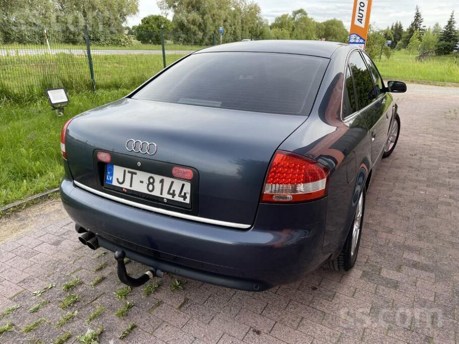 Grey Audi A6 2002 in Bauska, with an engine capacity of 1.80 L and mileage of 0 thousand km for 1680 €, photo 6 on AUTOMOTO.COM.LV