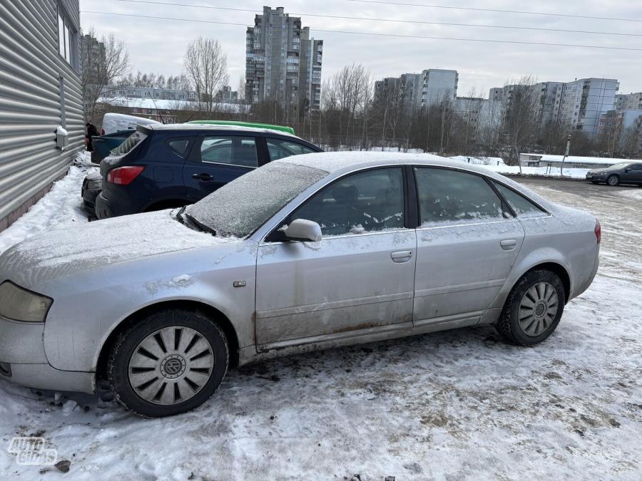 Grey Audi A6 2002 in Vilnius, with an engine capacity of 2.50 L and mileage of 300 thousand km for 580 €, photo 3 on AUTOMOTO.COM.LV