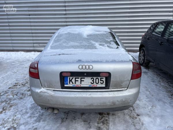 Pelēks Audi A6 2002 Viļņa, ar dzinēja tilpumu 2.50 L un nobraukumu 300 tūkst. km par 580 €, foto 5 vietnē AUTOMOTO.COM.LV