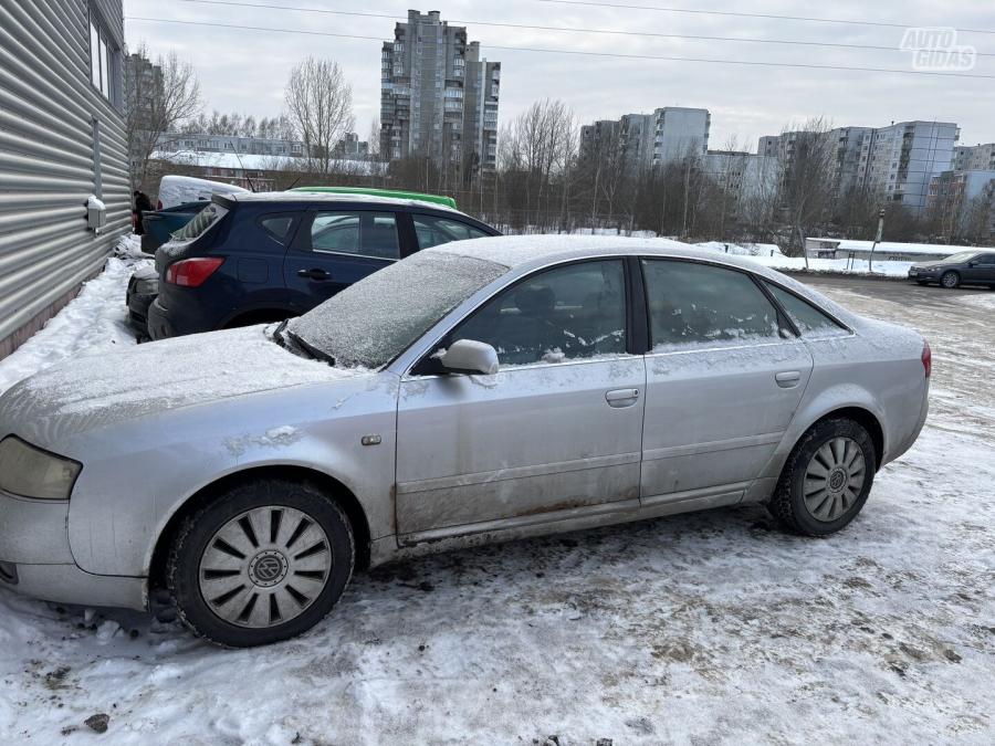 Grey Audi A6 2002 in Vilnius, with an engine capacity of 2.50 L and mileage of 300 thousand km for 580 €, photo 5 on AUTOMOTO.COM.LV