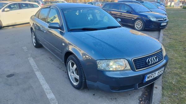 Grey Audi A6 2002 in Marijampole, with an engine capacity of 2.50 L and mileage of 360 thousand km for 1300 €, photo 2 on AUTOMOTO.COM.LV