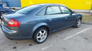 Pelēks Audi A6 2002 Marijampole, ar dzinēja tilpumu 2.50 L un nobraukumu 360 tūkst. km par 1300 €, foto 3 vietnē AUTOMOTO.COM.LV
