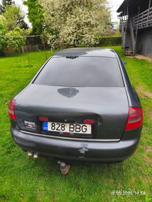Grey Audi A6 2002 in Tartu, with an engine capacity of 1.90 L and mileage of 336 thousand km for 1000 €, photo 6 on AUTOMOTO.COM.LV