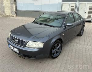 Grey Audi A6 2002 in Riga, with an engine capacity of 1.90 L and mileage of 342 thousand km for 2450 €, photo  on AUTOMOTO.COM.LV