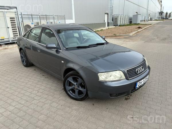 Grey Audi A6 2002 in Riga, with an engine capacity of 1.90 L and mileage of 342 thousand km for 2450 €, photo 2 on AUTOMOTO.COM.LV